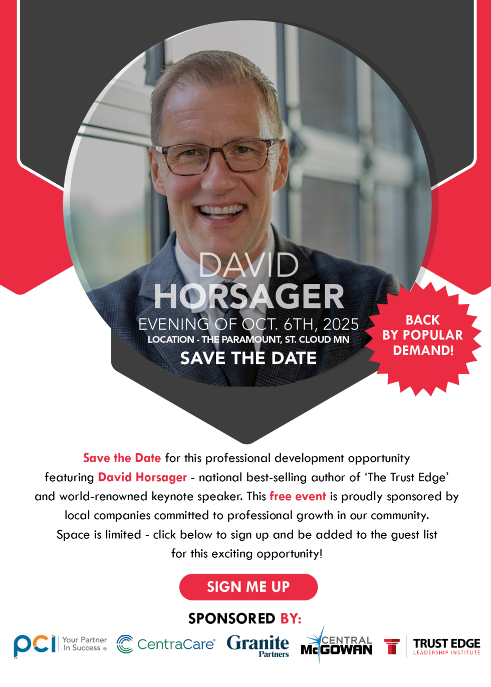 David Horsager Event - Preferred Credit Inc.